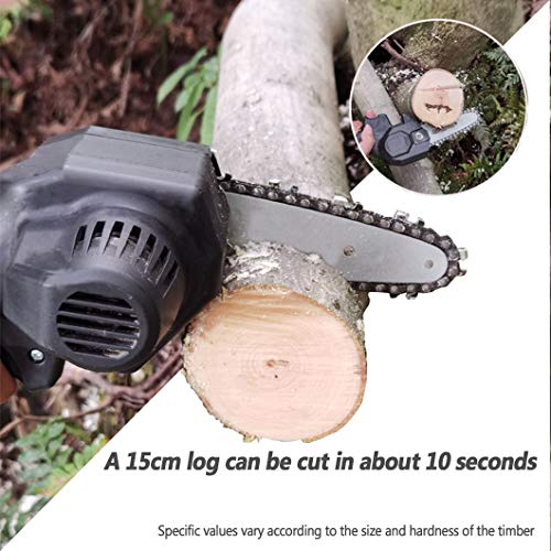 Cordless Chainsaws, Portable 24V Chainsaws, 4 inch Handheld Chainsaws, Mini Chainsaws, electric garden shears, Rechargeable, for Tree Trimming, Wood Cutting tool