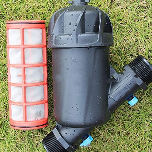 GOTOTOP 3/4" Inch Screen Irrigation Filter,Stainless Steel Water Filter Strainer 120 PSI, Mesh Conditioning Strainer,Drip Irrigation Tank Pool Pump for Garden Greenhouse Agricultural Drip