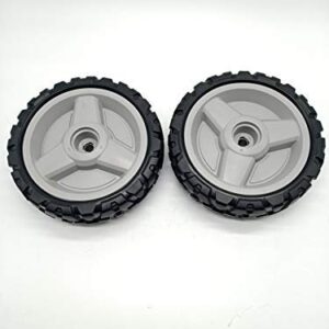 shiosheng 2pcs Lawn Mower Drive Wheels for Husqvarna 580365301