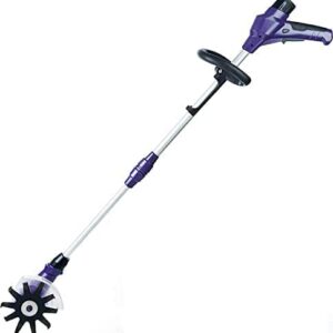 Cordless Tiller and Cultivator Electric with Crack Weeder Blade - 3.2 Lbs Lightweight Small Rototiller for Garden with Rechargeable Battery, Small Garden Rototiller, Garden Tiller Battery Powered