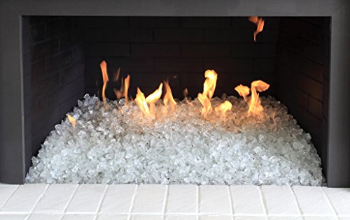 Margo Garden Products DFG25-R07M Dragon Reflective Fire Glass, Green