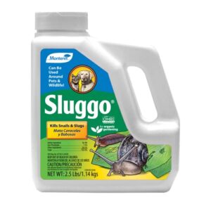 monterey – sluggo – wildlife and pet friendly snail & slug killer, omri listed for organic gardening – 2.5-pounds