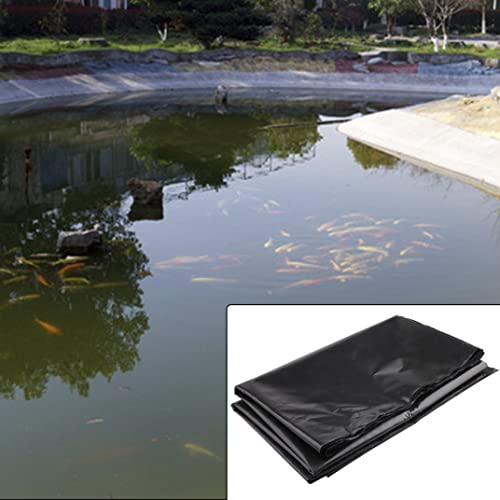 KUYYFDS- Pond Liner Waterproof 1.5m X 2m HDPE Pond Liner for Fish Pond, Water Features, Fountain, Waterfall and Water Gardens