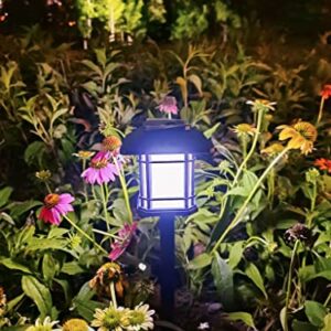 ASTRAEUS Solar Path Lights, New LED Warm White Solar Garden Light for Outdoor with IP44 Waterproof, Solar Pathway Light for Landscape, Driveway, Terrace, and Walkway, Yard. (White, 2 Pack)