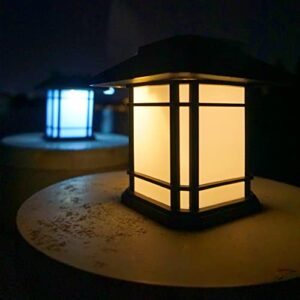 ASTRAEUS Solar Path Lights, New LED Warm White Solar Garden Light for Outdoor with IP44 Waterproof, Solar Pathway Light for Landscape, Driveway, Terrace, and Walkway, Yard. (White, 2 Pack)