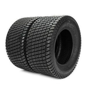 AutorForever 2Pcs 24x12.00-12 8 Ply Turf Tires Compatible with Lawn Garden Mower 24-12-12 Z-160 LRD Tractor Golf Cart Tires