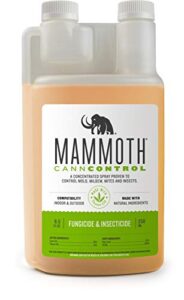 mammoth canncontrol concentrated insecticide spray for plants, organic pesticides for vegetable and spider mites spray for indoor outdoor plants (250 ml)