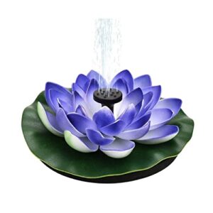 lukeo mini solar water fountain pool pond waterfall bird bath outdoor garden decoration waterscape fish tank home decoration