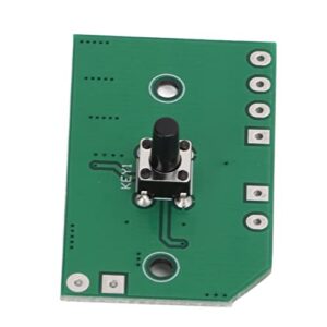 Solar Lamp Circuit Board, Overdischarge Protection Garden Lamp Control Board 2 Gears Button Switch Sensitive for 3.7V Lithium Battery