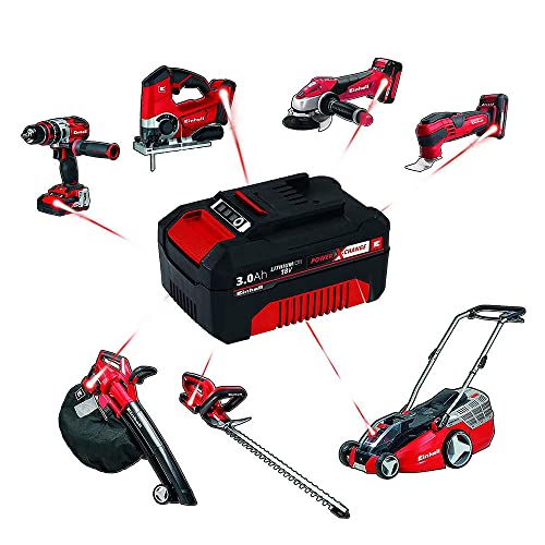 Einhell Power X-Change 18-Volt 3.0-Ah Lithium-Ion Starter Kit, Includes Battery and Fast Charger