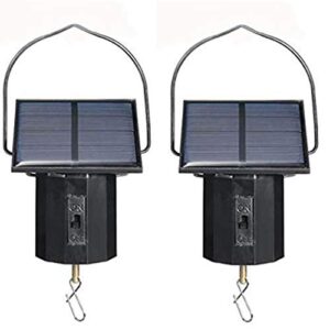 swywy solar hanging display motor rotating small motor solar energy wind spinner motor multi-purposes rotatable hook 2pcs