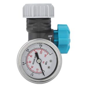 g3/4in water pressure valve, adjustable water pressure regulator valve with pressure gauge greenhouse garden irrigation controller