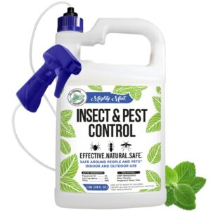 mighty mint gallon (128 oz) insect and pest control peppermint oil – natural spray for spiders, ants, and more