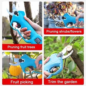 Professional Cordless Electric Pruner, Electric Tree Pruner, 16.8V 28mm Cutting Diameter, for Gardens, Tree,Orchards