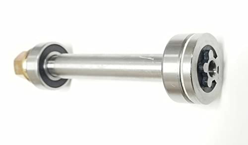 LAWN & GARDEN AMC 3 Spindle Shaft Repair Kits Compatible with Craftsman Poulan Husqvarna 137646 532137646 137645 532137645 Includes Shafts, Bearings, Pulley Locknuts, Spacers