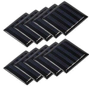 10pcs 2v 30mah 0.06w 39x39mm micro mini power small solar cell panel module for diy solar light charger toy flashlight power bank (10)