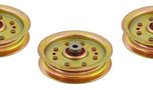 LAWN & GARDEN AMC 3 Heavy Duty Flat Idler Pulleys Compatible with MTD Cub Cadet 753-08171 753-08068A 756-04129 956-04129 756-04129B 956-04129B 756-04129C 956-04129C