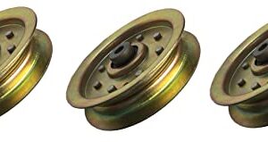 LAWN & GARDEN AMC 3 Heavy Duty Flat Idler Pulleys Compatible with MTD Cub Cadet 753-08171 753-08068A 756-04129 956-04129 756-04129B 956-04129B 756-04129C 956-04129C