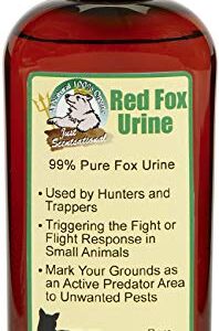 Just Scentsational FU-4 Red Fox Urine for Gardens, Hunters, and Trappers, 4 oz