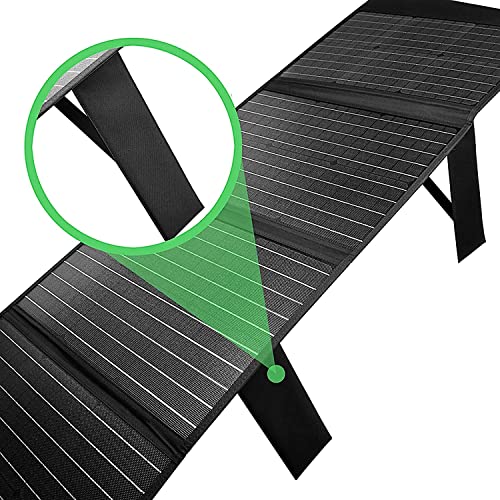 120W Portable Solar Panel Solar Modules, Foldable Monocrystalline Solar Charger,Outdoor Solar Generator for Camping and Garden