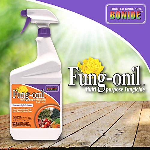 Bonide Fung-onil Multi-Purpose Fungicide, 32 oz Ready-to-Use Spray for Plant Disease Control, Controls Blight, Mildew & More