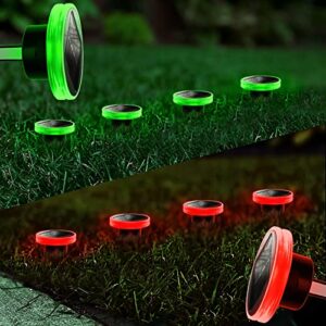 solar ground lights solar lawn lights soil moisture meter ip65 waterproof outdoor solar buried lights solar garden lights lawn landscape lighting soil moisture monitoring for lawn yard walkway 6 pack