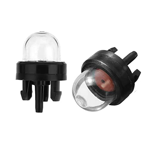 Acxico 2 pcs Carburetor Oil Bubbles Petrol Snap in Primer Fuel Bulb Pump for Stihl Ryobi WALBRO Husqvarna Chainsaw Gasoline Saw