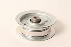 flat idler pulley replaces john deere am135773