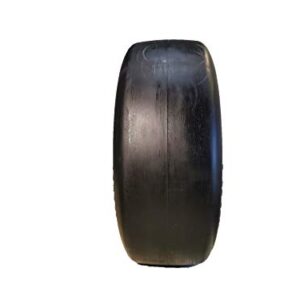 HORSESHOE New Commercial Solid 13x5.00-6 Flat Free Smooth Tire w/Steel Wheel for Riding Lawn Mower (Deck 36"-68") Garden Tractor - Center hub 3.25"-5.9" - Bore ID 1/2" 135006 (2)