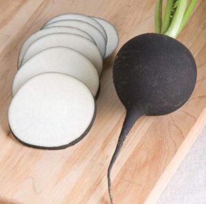 david’s garden seeds radish nero tondo fba-6264 (black) 200 non-gmo, heirloom seeds