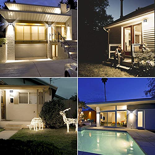 ASGTRADE Solar Sensor Wall Light in Night, Product for Garden, Swimming Pool, Balcony and high Security Area.-4 Pieces Set