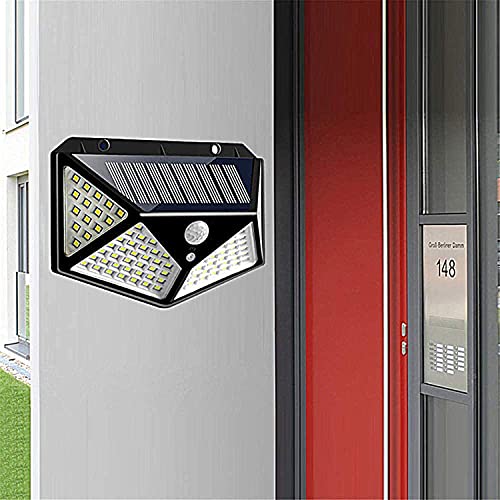 ASGTRADE Solar Sensor Wall Light in Night, Product for Garden, Swimming Pool, Balcony and high Security Area.-4 Pieces Set