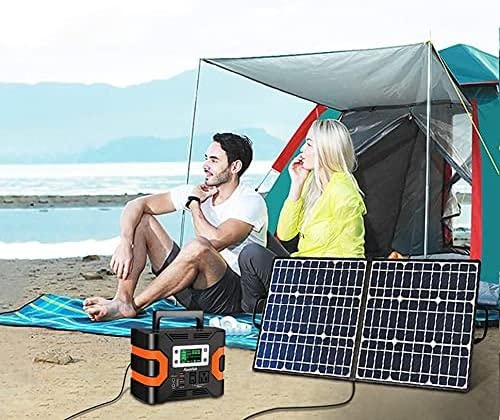 Solar Panels 100W 18V Portable Solar Panel 5V USB Flashfish Foldable Solar Cells Battery Charger Folding Outdoor Power Supply Camping Garden (18V 100W) (18V 100W) ()