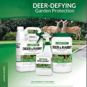 Liquid Fence Deer & Rabbit Repellent Ready-to-Use, 32-Ounce, 4-Pack (81126-1)