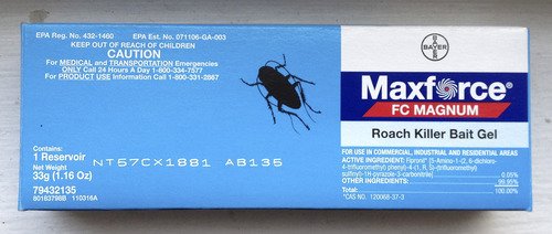 2 Tubes Maxforce FC Magnum Cockroach German Roach Pest Control Gel Bait 33 gram per tube w/ 1 Plunger ~~ 5 Times Stronger then Regular Maxforce FC Roach Gel ~~ Mata Cucarachas! THE NEW MAGNUM PACKAGED IN BLUE Garden, Lawn, Supply, Maintenance