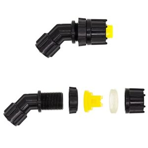 110° Flat Fan Shaped Nozzle, 110 Degree Flat Fan Spray Tip 0.15-0.6mm Pore, Spray Nozzle Tip Set Suitable for Knapsack Sprayer, Garden Spray, Greenhouse Spray Equipment, etc, Used for Weeding