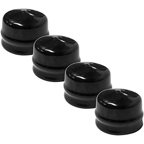 4 Pack 532104757 Rubber Wheel Axle Hub Caps for Husqvarna/Craftsman 532175039, 104757X, 104757X428