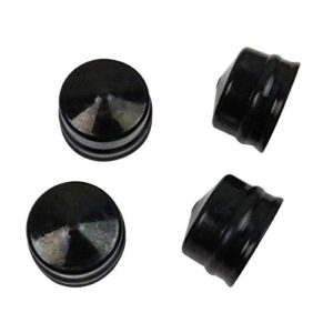 4 Pack 532104757 Rubber Wheel Axle Hub Caps for Husqvarna/Craftsman 532175039, 104757X, 104757X428