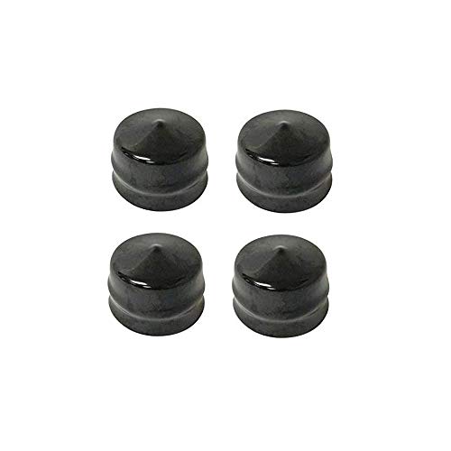 4 Pack 532104757 Rubber Wheel Axle Hub Caps for Husqvarna/Craftsman 532175039, 104757X, 104757X428