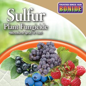 Bonide Sulfur Plant Fungicide, 4 lb. Ready-to-Use Micronized Spray or Dust for Organic Gardening, Controls Common Diseases