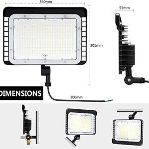 PBYBGB 2pack 240W LED Flood Light Outdoor for Dusk to Dawn, Adjustable Knuckle Mount,Super Bright 36050LM Security Lights, 5000K Daylight IP65 Waterproof Floodlights for Yard, Garden, Stadium