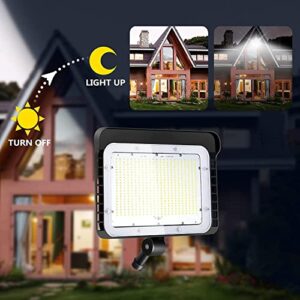 PBYBGB 2pack 240W LED Flood Light Outdoor for Dusk to Dawn, Adjustable Knuckle Mount,Super Bright 36050LM Security Lights, 5000K Daylight IP65 Waterproof Floodlights for Yard, Garden, Stadium