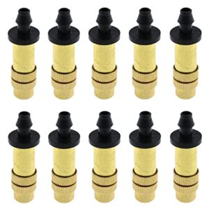 e-outstanding spray nozzle 10pcs adjustable irrigation system copper nozzle for spray garden lawn irrigation, lawn watering nozzle