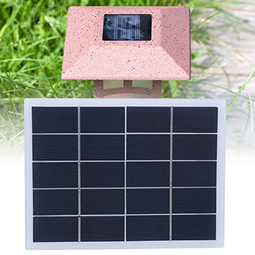 Oreilet Solar Chargers Cell Charger DC Output Charger Solar Battery Solar Panel, 3W 5V Solar Cells, Polycrystalline Silicon DIY for Garden Light Outdoor Light