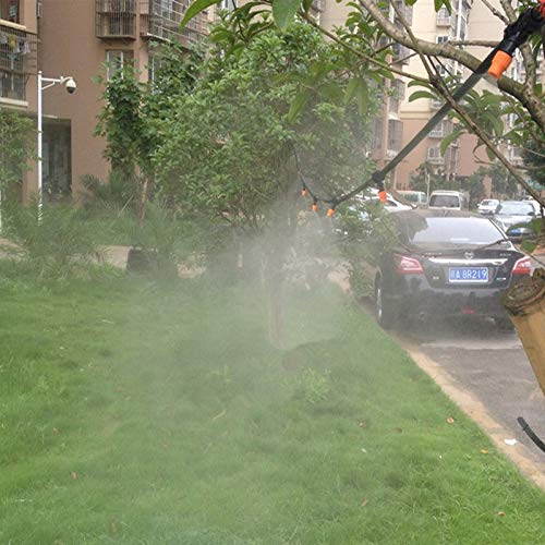 MANHONG Irrigation Dripper 5pcs Atomizing Nozzle Orange T-Shaped Hose Irrigation Nozzle Atomization Nozzle Garden Lawn Sprinkler Irrigation System