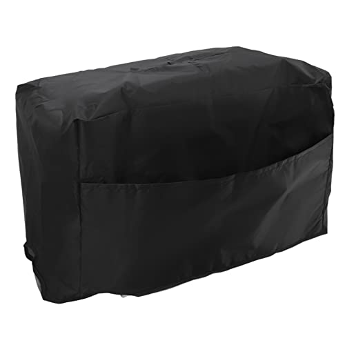 Mumusuki Generator Cover, Waterproof Universal Generator Cover 190T Silver Plated Polyester Taffeta UV Proof Welder Dust Cover for Most Generators for Garden Balcony Black