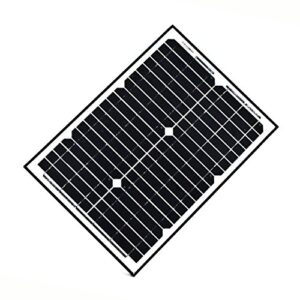 aleko sp20w24v 20 watt 24 volt monocrystalline solar panel for gate opener pool garden driveway