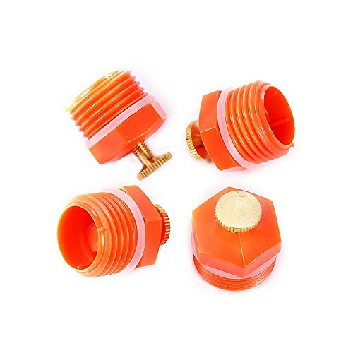 MANHONG Irrigation Dripper 1/2" Male Thread 360 Degree Adjustable Refraction Atomizing Nozzles Garden Lawn Watering Sprayer Farm Irrigation Sprinkler 5 Pcs