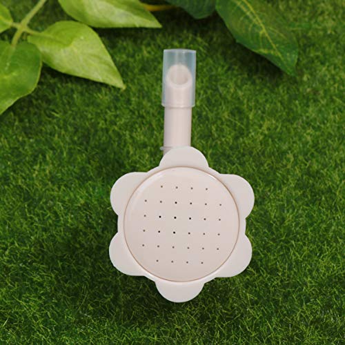 Cabilock Bonsai Tools Beverage Bottle Watering Nozzle 5pcs Bottle Cap Sprinkler Dual Head Bottle Watering Spout Bonsai Watering Can for Indoor Garden Tool (Beige) Potting Bottle Watering Nozzles