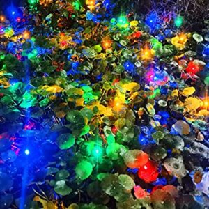 TAYNGUANG Solar Fairy Lights Outdoor, 33ft 100 LED Solar Powered Garden Lights Outside 8 Modes Waterproof Solar String Lights for Trees Patio Fence Wedding Party Christmas Decor